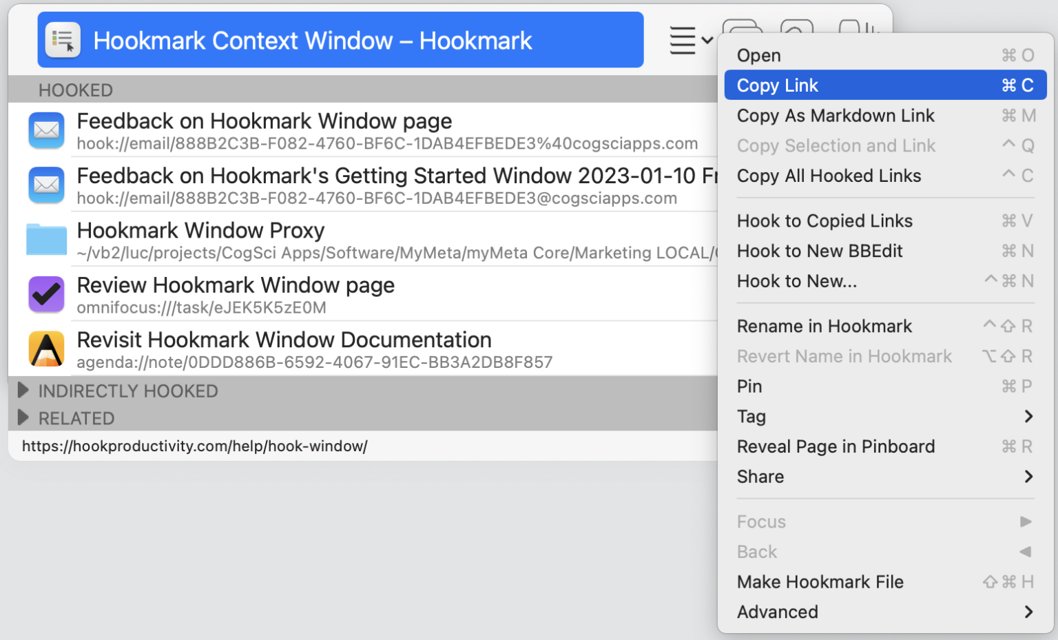 Hookmark – Links beat searching